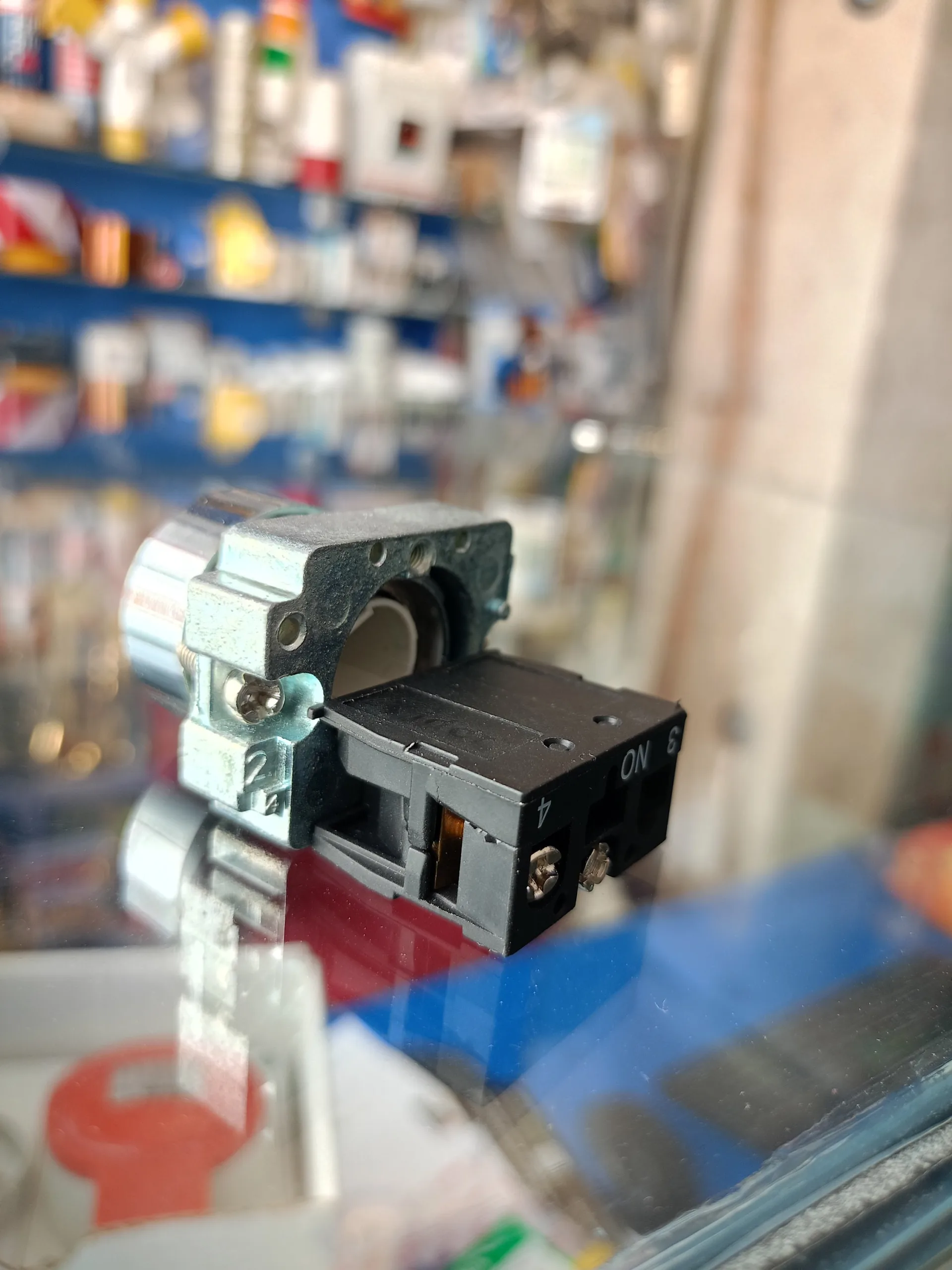 Push Button with Arrow Symbol